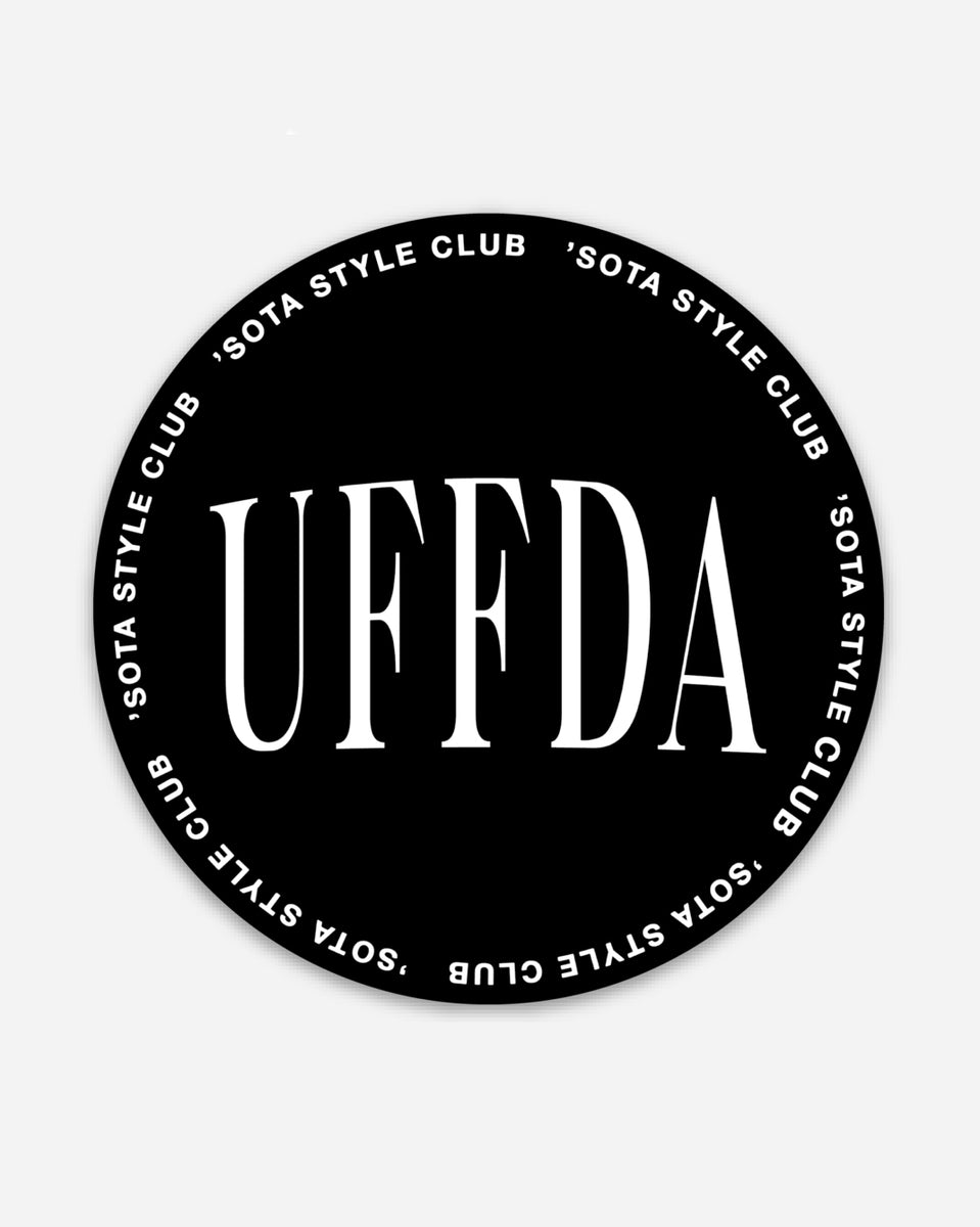 UFFDA - Circle Vinyl Decal Sticker – 'Sota Style Club